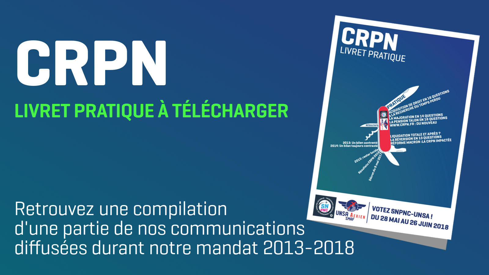 Livret pratique CRPN - SNPNC-FO