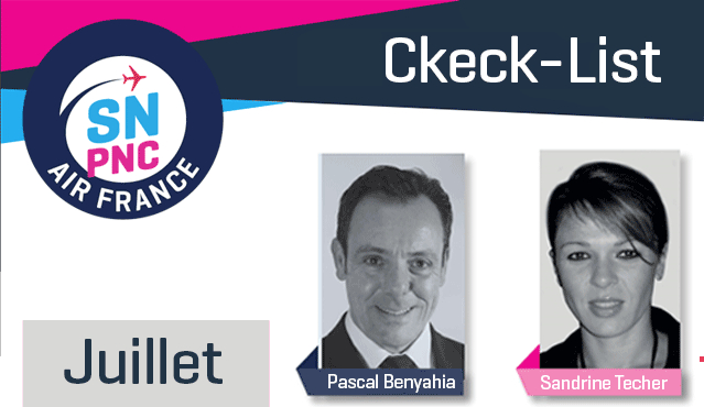 Check List juillet 2018 - SNPNC-FO