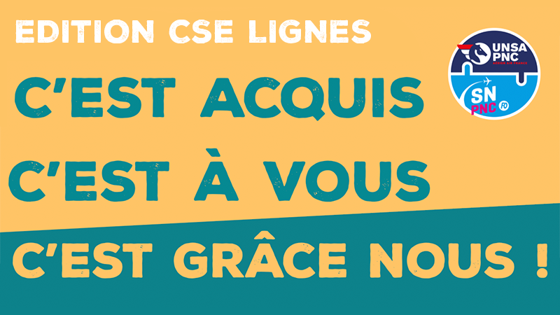 C’est acquis, c’est à vous, c’est grâce à nous ! Édition spéciale CSE ...